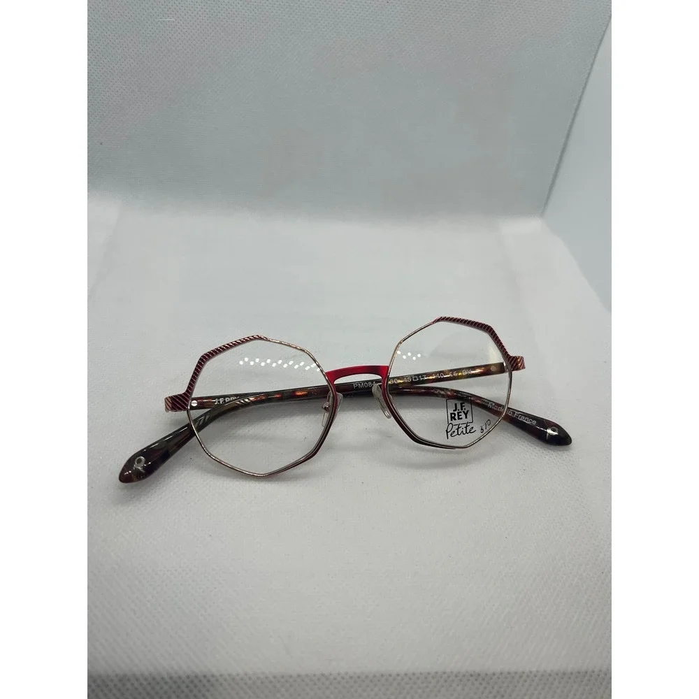 J.F. Rey | Accessories | Jf Rey Petite Pm84 Red Gold Geometric ...